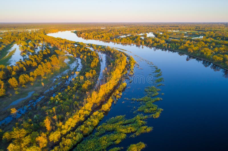 The river Prypyat stock image. Image of pripyat, landscape - 270400635