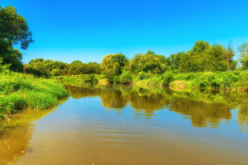 River Rába (Raab) in Hungary Stock Photo - Image of nature, river ...