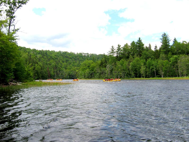 River Rafting stock photo. Image of stream, lake, raft - 1022380