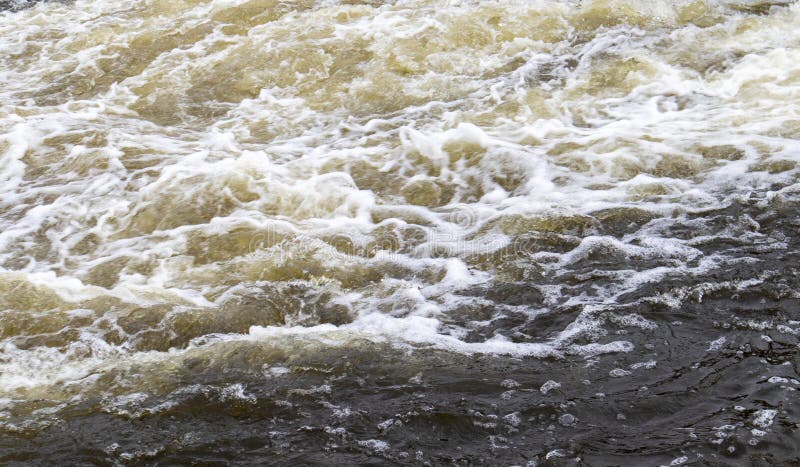 River Rapids. Close Up Abstract Background of Falling Water. Water ...