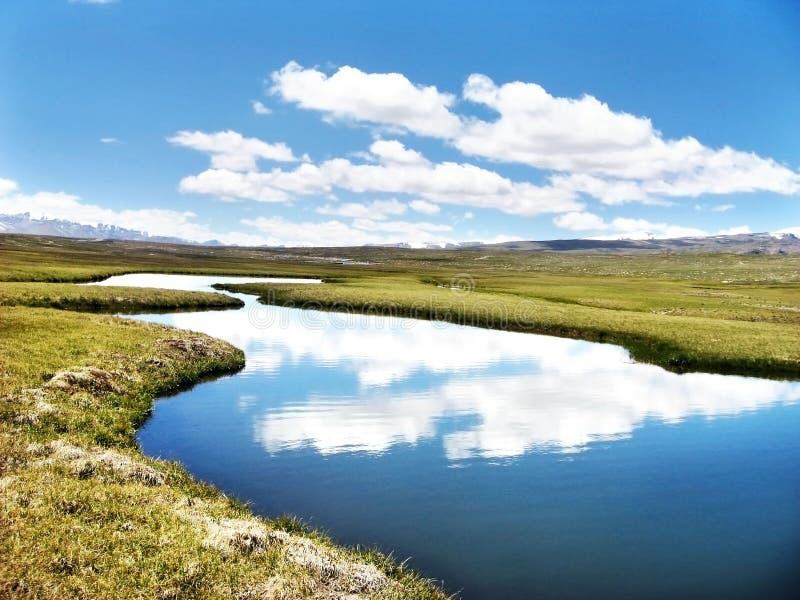 River reflection stock image. Image of lake, asia, blue - 9651727