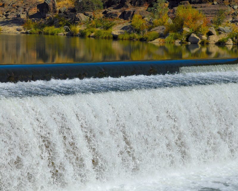 Fish Hatchery spillway stock photo. Image of reflections - 102827512