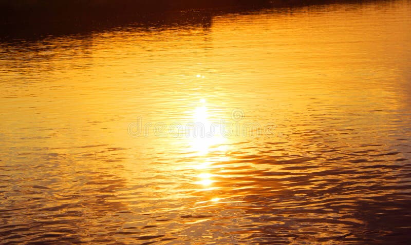 The River, the Reflections of the Sun. Stock Image - Image of heaven ...