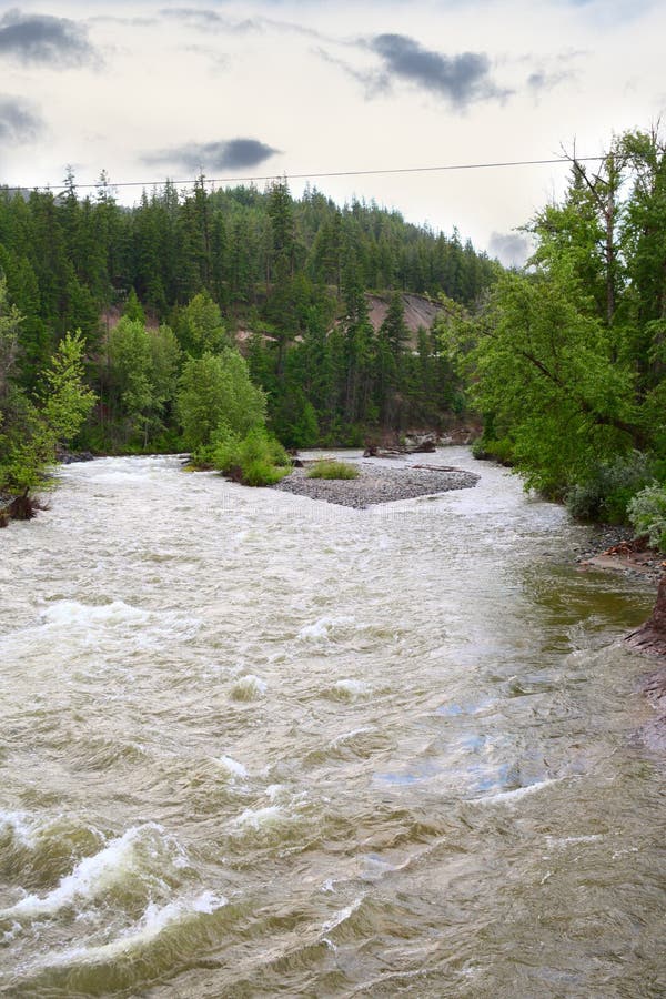 River stock photo. Image of dusk, rock, cloud, scenery - 42658570