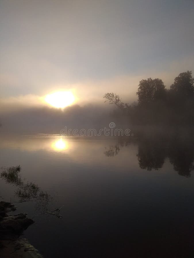 River stock image. Image of dawn, horizon, sunlight - 251884233