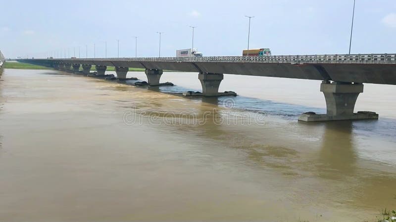 River Road Bridge with Parallel Railway Bridge at the Time of Flood ...