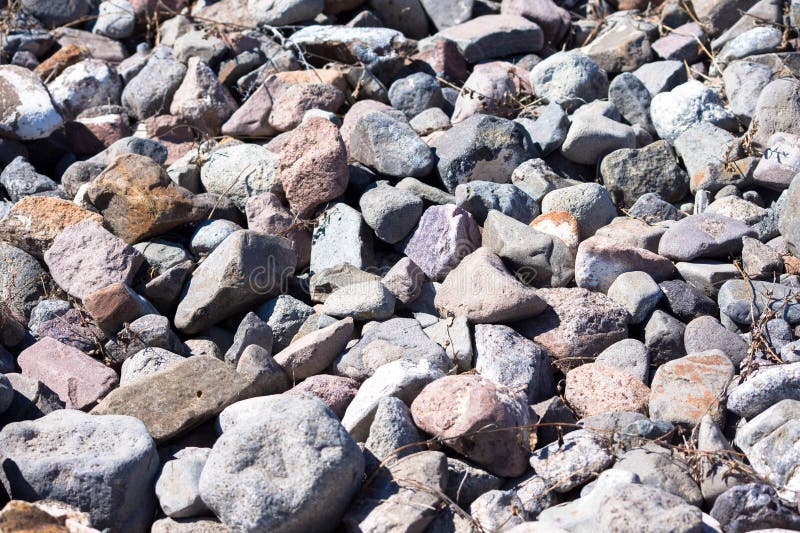 River Rock Colors Small Pieces Stock Image - Image of rock, river ...