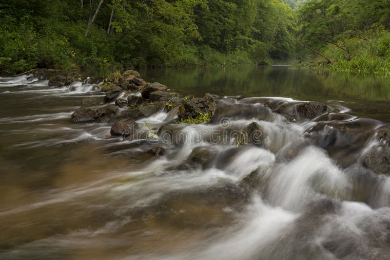 River Rock Dam Scenic stock photo. Image of river, rapids - 76423742