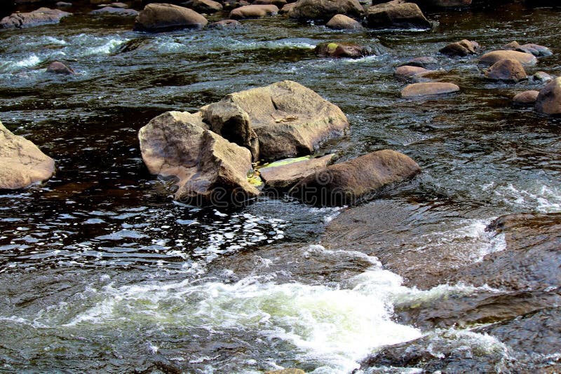 River rock stock photo. Image of fall, clear, sunshine - 45321518