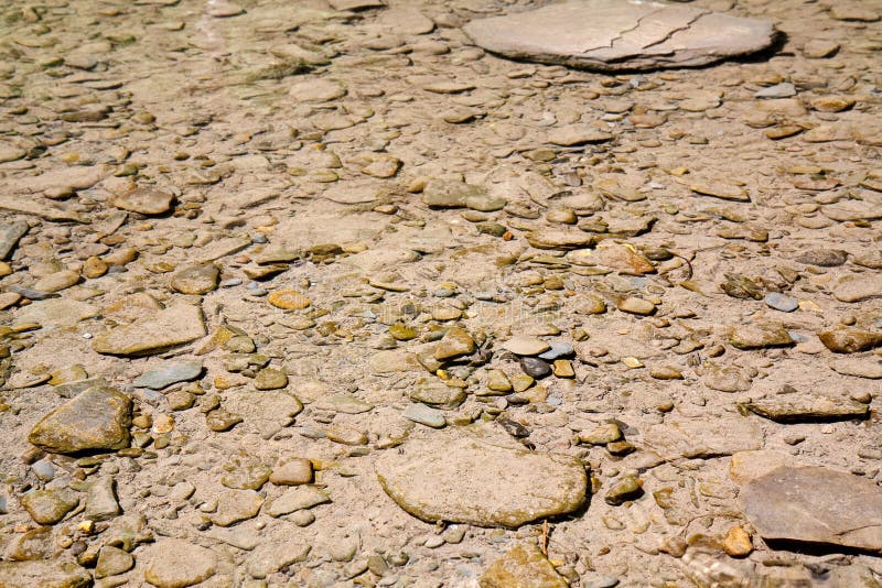 River rocks stock image. Image of sand, brown, shallow - 10160521