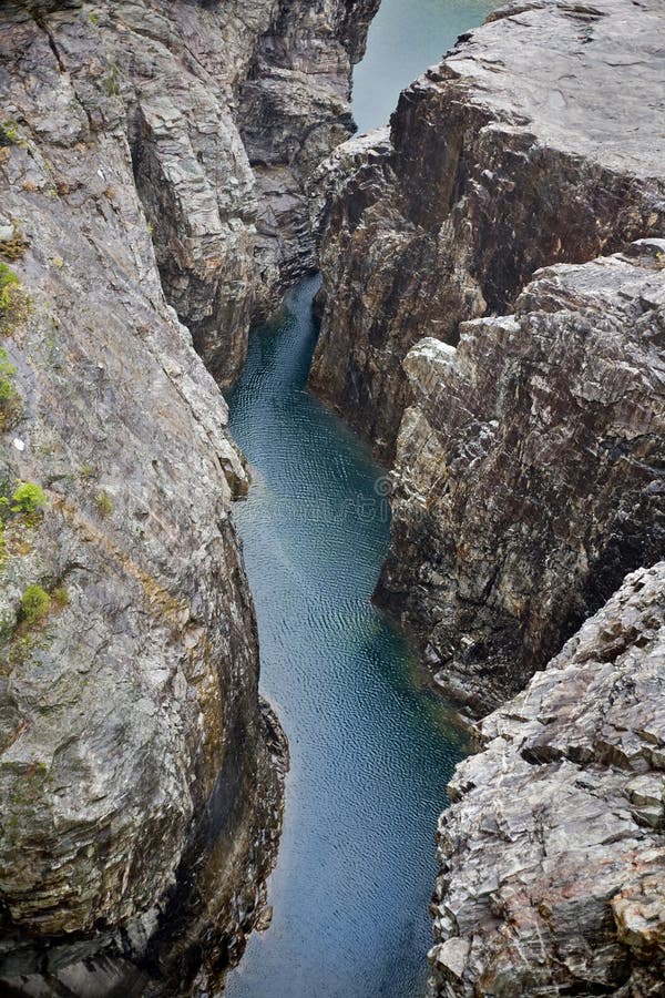 River in rocks stock image. Image of nature, fiord, narrow - 4128993