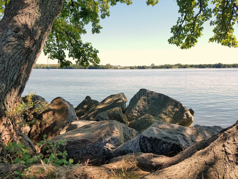 River rocks stock photo. Image of lake, water, outdoors - 77402334