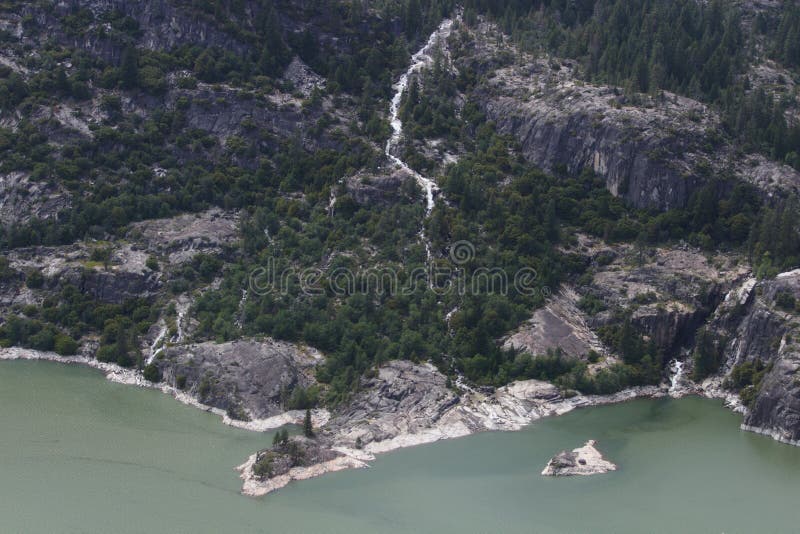 River Rolling Down the Mountain Side; Pinecrest, California Stock Photo ...