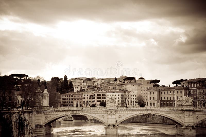River Rome stock photo. Image of italian, ancient, city - 8242600