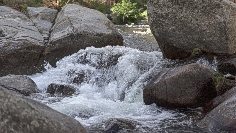 River Bed with Force in the Water and Rocky Stock Photo - Image of rock ...