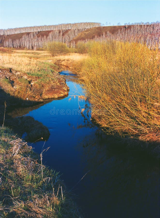 The River Runs into the Distance Stock Photo - Image of runs, distance ...