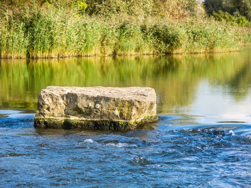 River runs stock image. Image of pure, green, reflection - 45948789