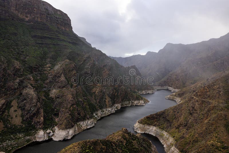 The River S Path: a Journey through the Mountains Stock Image - Image ...