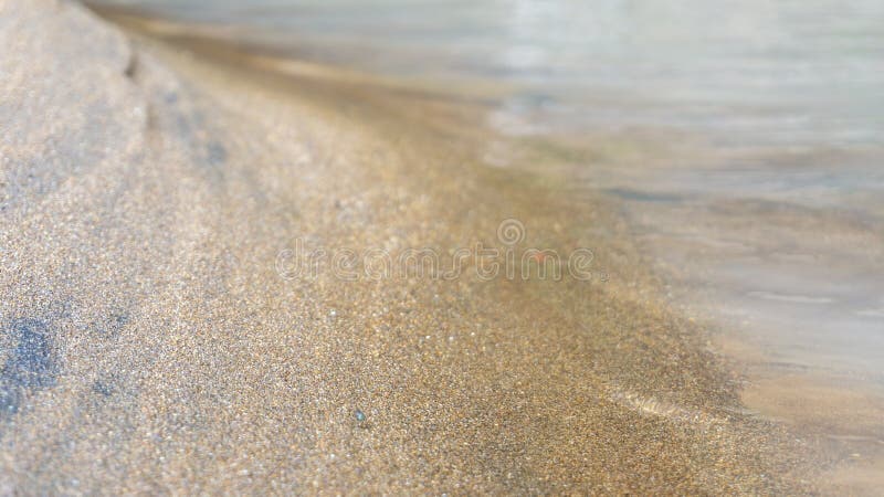 River Sand Texture with a Mixture of Iron Ore and Pebbles Stock Image ...