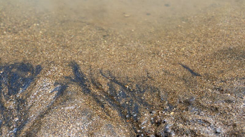 River Sand Texture with a Mixture of Iron Ore and Pebbles Stock Photo ...