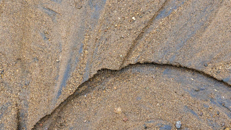 River Sand Texture with a Mixture of Iron Ore and Pebbles Stock Photo ...