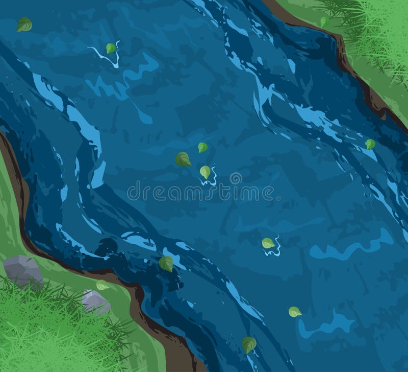 River scene stock illustration. Illustration of scene - 71163604