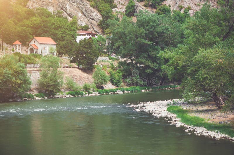 River Scene in Rural Georgia Stock Photo - Image of outdoor, flow ...