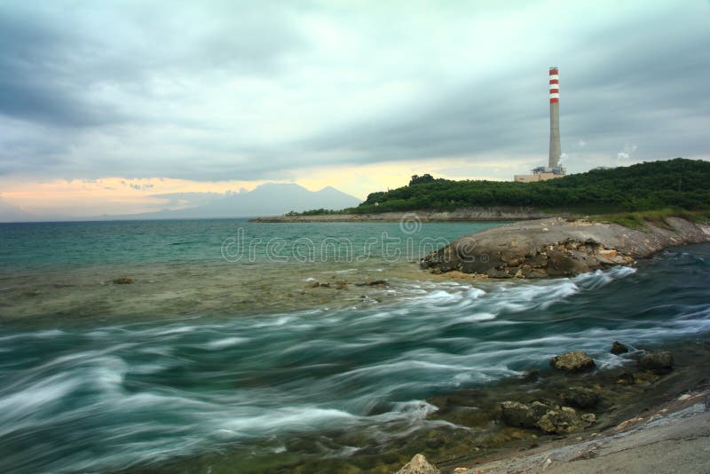 River and sea stock image. Image of peaceful, water, rocks - 16163985