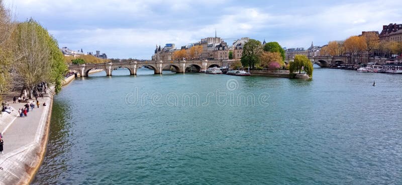 River Senna stock photo. Image of river, harbor, coast - 246415254