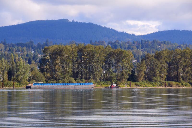 River Shipping Activity stock image. Image of forest - 59083459