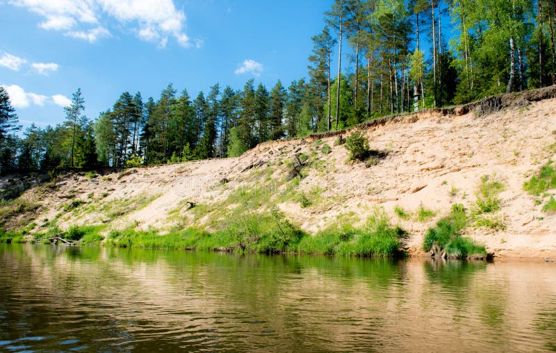 River shore sand stock photo. Image of outdoor, sand - 54859756