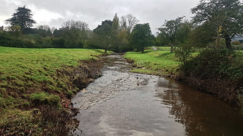 River Sid , Sidmouth Cycle Route Devon , Stock Image - Image of wetland ...