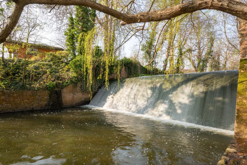 River Sid waterfall stock image. Image of color, beautiful - 246889923