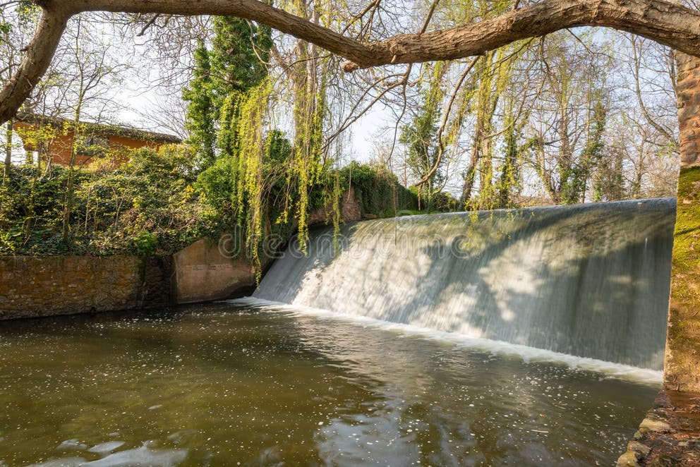 River Sid waterfall stock image. Image of color, beautiful - 246889923