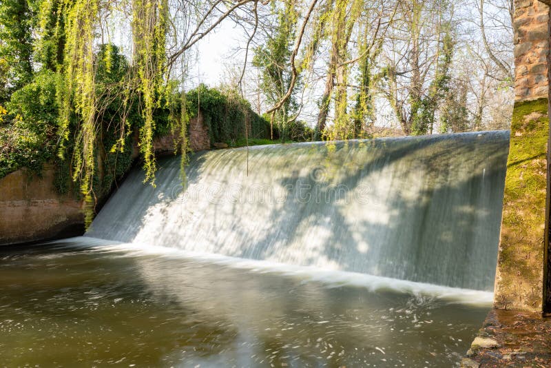 River Sid waterfall stock image. Image of outdoor, natural - 246890053