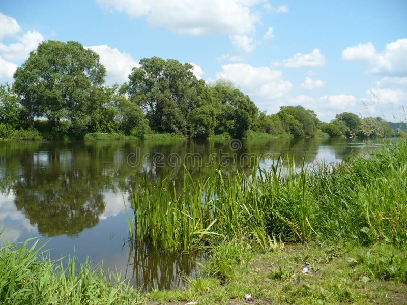 River stock photo. Image of river, northamptonshire, parks - 18369242