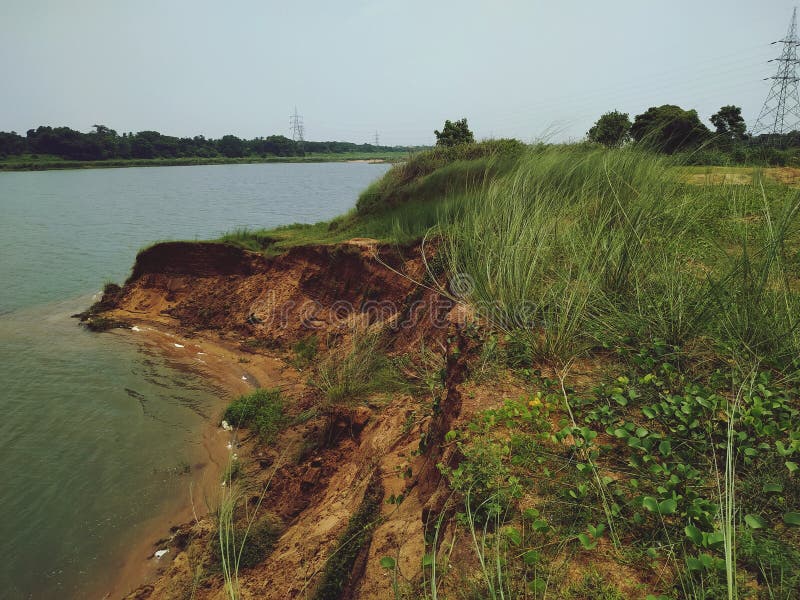 River side view stock photo. Image of river, green, view - 222849346