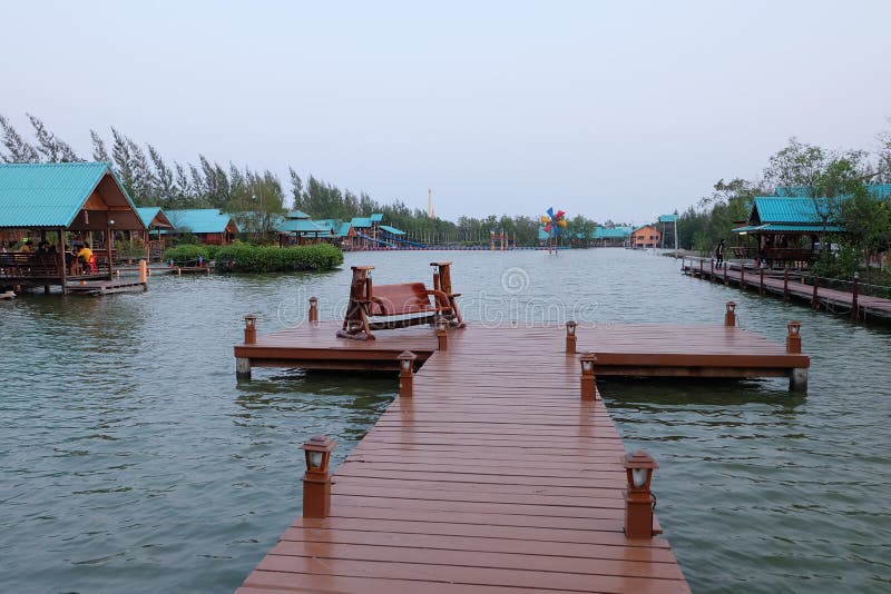 River side village. stock image. Image of nature, side - 67045317