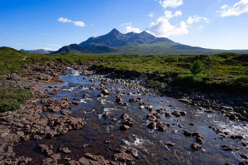 River Sligachan and the Cuillin Stock Photo - Image of sligachan ...