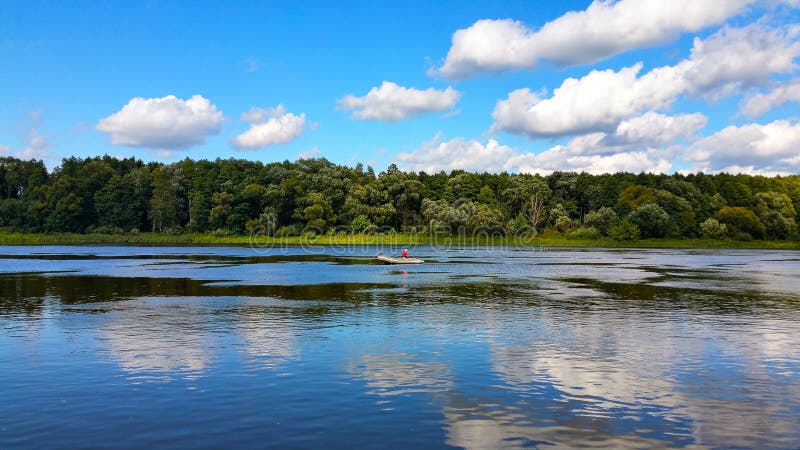 River from the slope stock image. Image of picturesque - 100209477