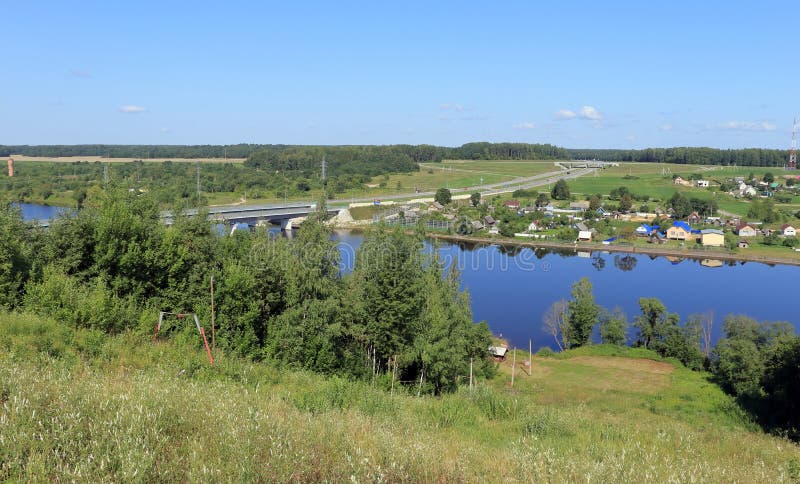 River on the slope stock photo. Image of branch, beautiful - 153866568