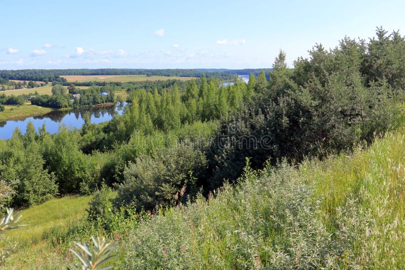 River on the slope stock photo. Image of forest, europe - 153866506