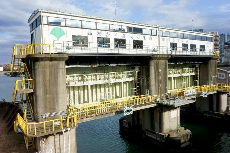 River sluice gate editorial photography. Image of gate - 94290092