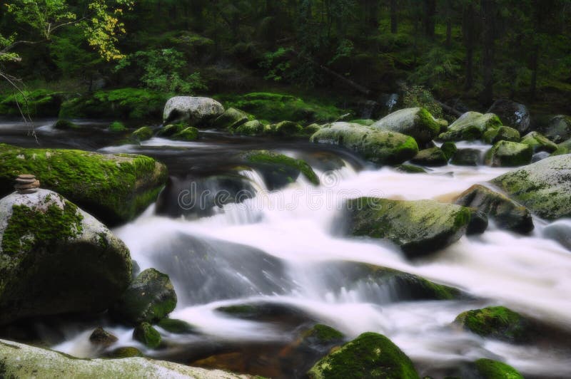 River stock image. Image of natural, flowing, creek, landscape - 30689717