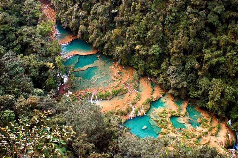 River and Small Lakes in Guatemala Stock Photo - Image of outdoors ...