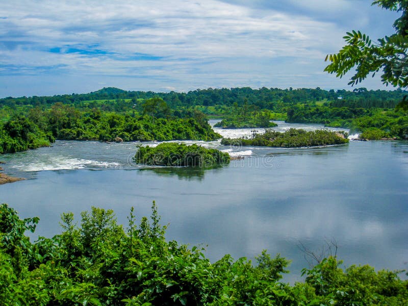 A river with small rapids stock photo. Image of small - 97962386