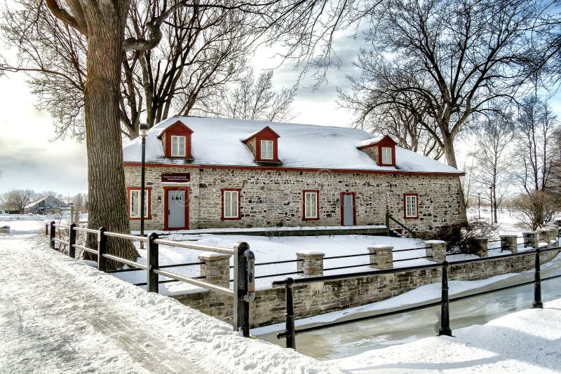 River Snowy Winter scene stock image. Image of idyllic - 78327743