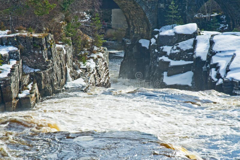 River in spate. stock image. Image of danger, gushing - 13313691