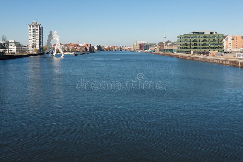 River Spree View of Oberbaum Editorial Photo - Image of germany, water ...