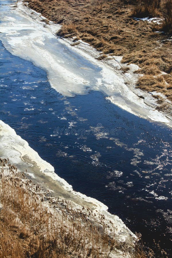River spring stock photo. Image of melts, march, river - 70929794